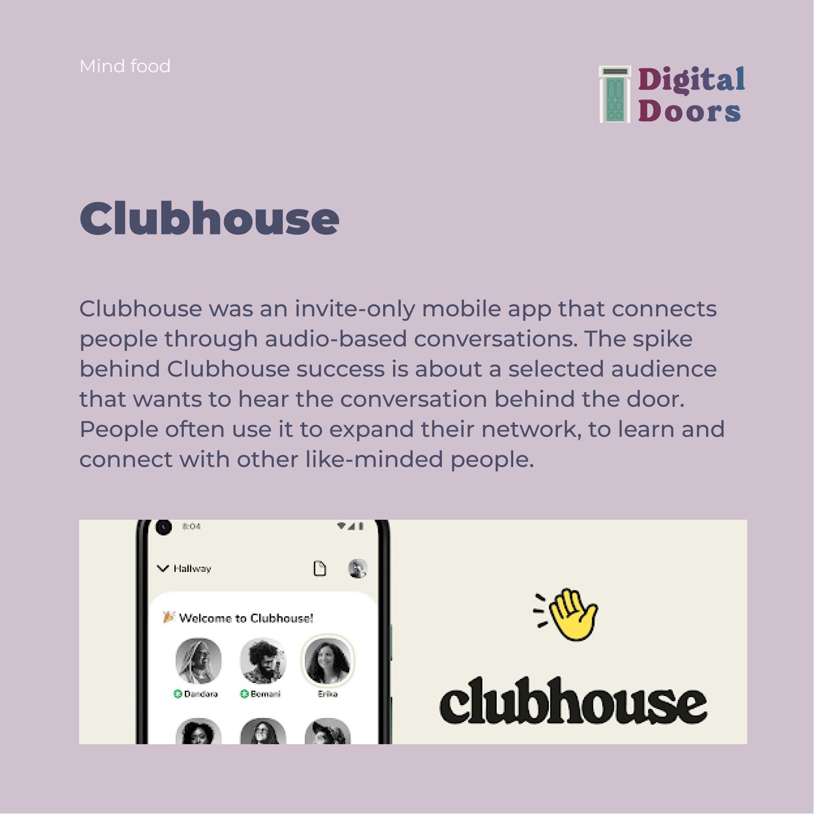 From trending to fading with Clubhouse app | Digital Doors